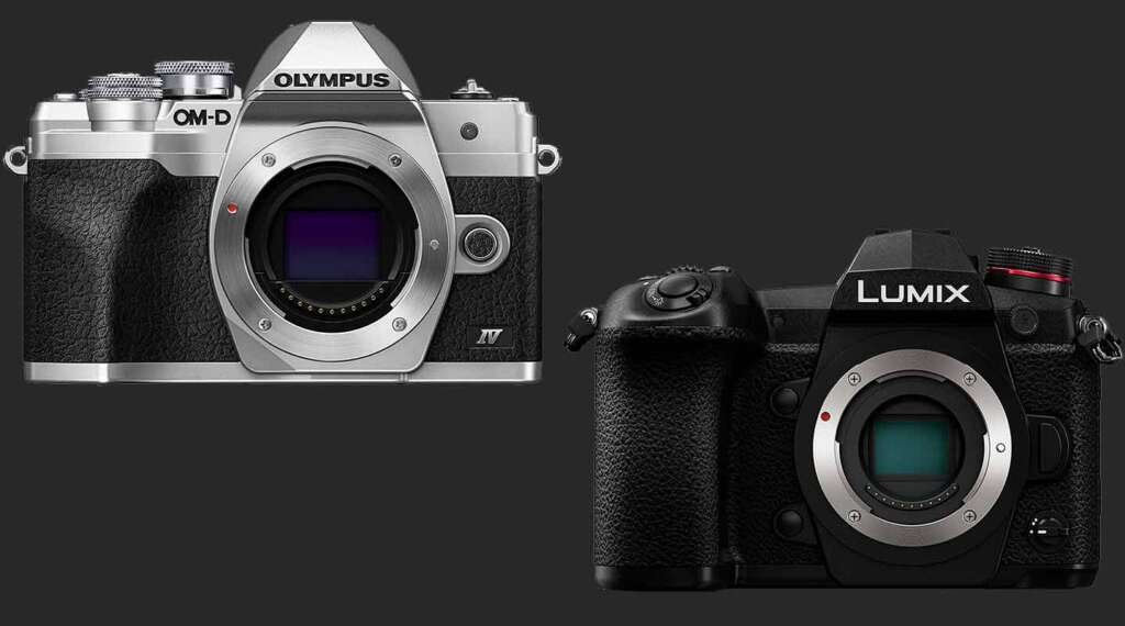 Olympus OM-D E-M10 Mark IV vs Panasonic Lumix G9 - Isolapse